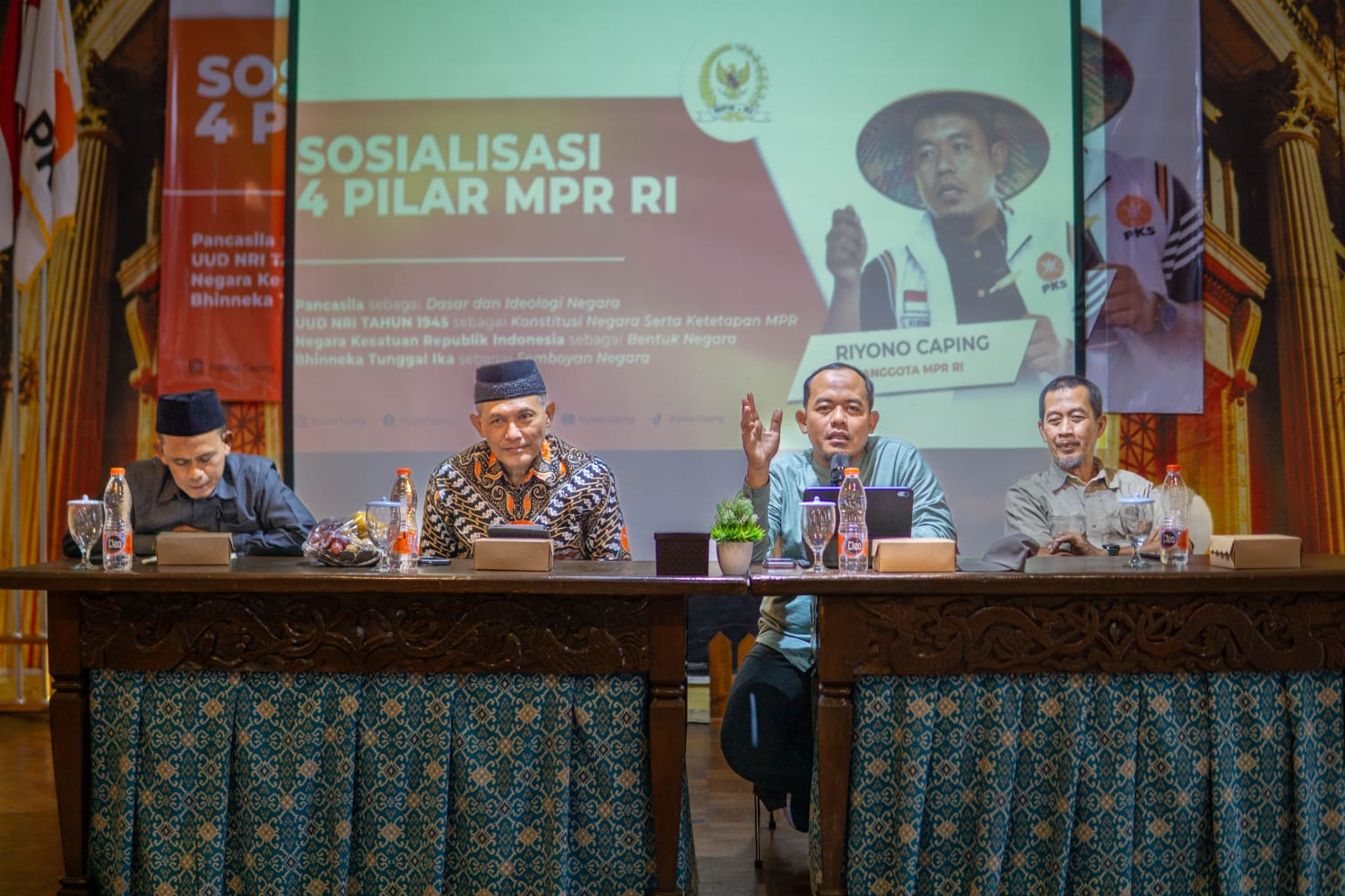 Sosialisasi 4 Pilar, Riyono Caping Tekankan Penguatan Persatuan dan ...
